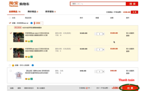 Hướng dẫn order Taobao, mua hàng Taobao về Việt Nam giá rẻ